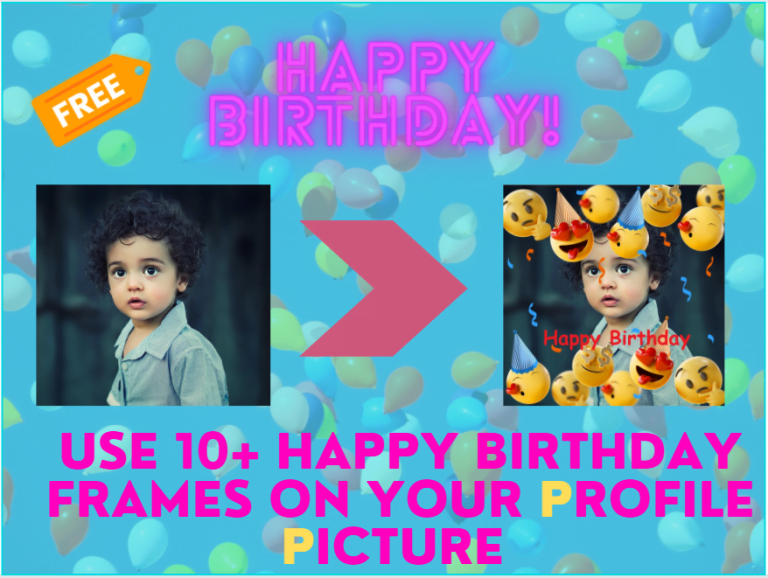 10+ Happy Birthday Profile Frame For Facebook : Frame Filter Overlay ...