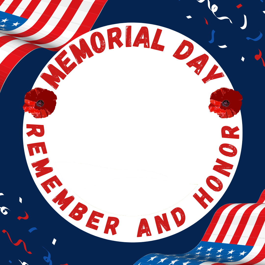 Memorial Day Frame 2023 : Profile Picture Frame - Youshouldlisten.com