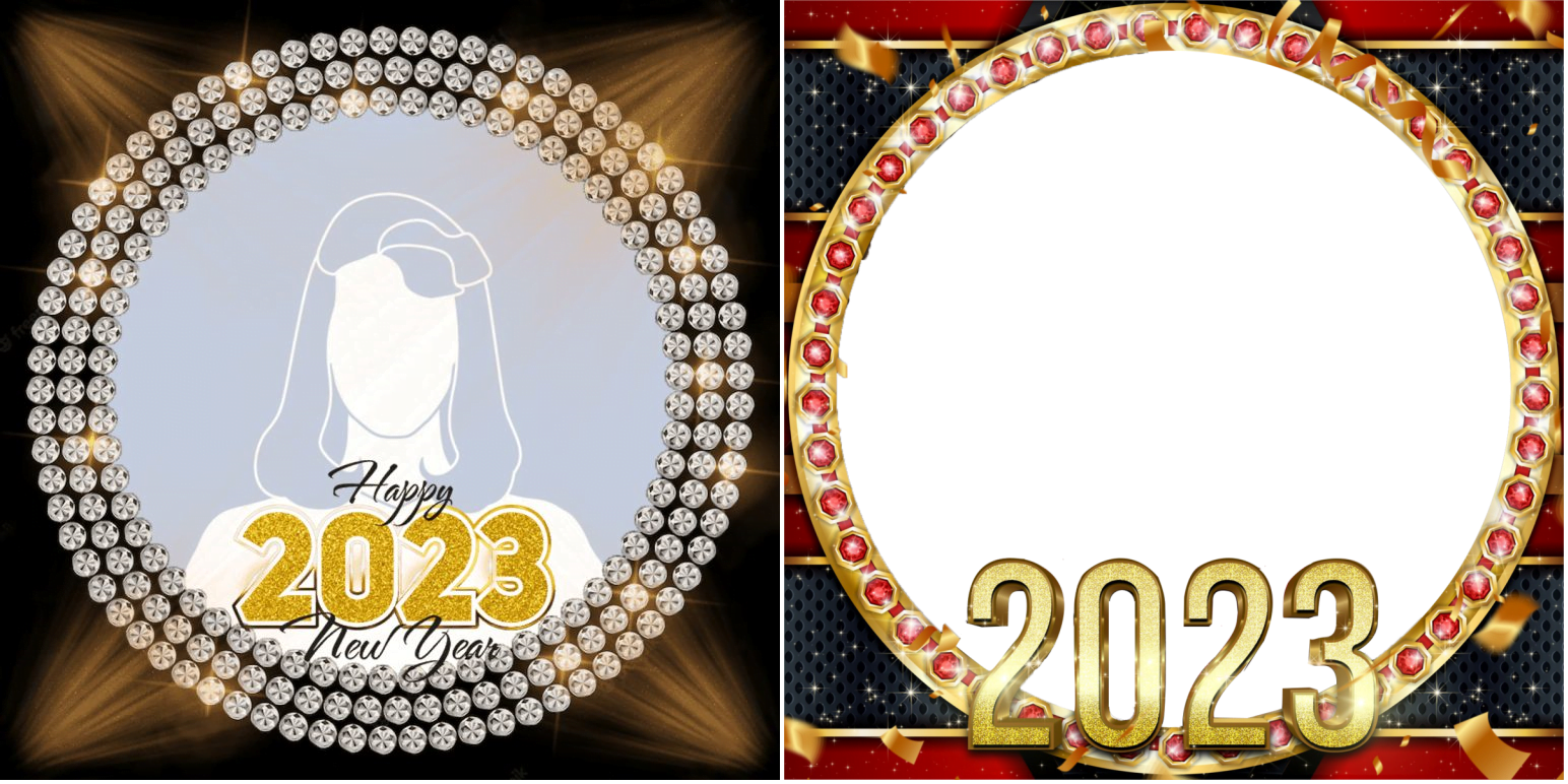 Happy New Year 2023 Profile Frame Filter Overlay - Youshouldlisten.com