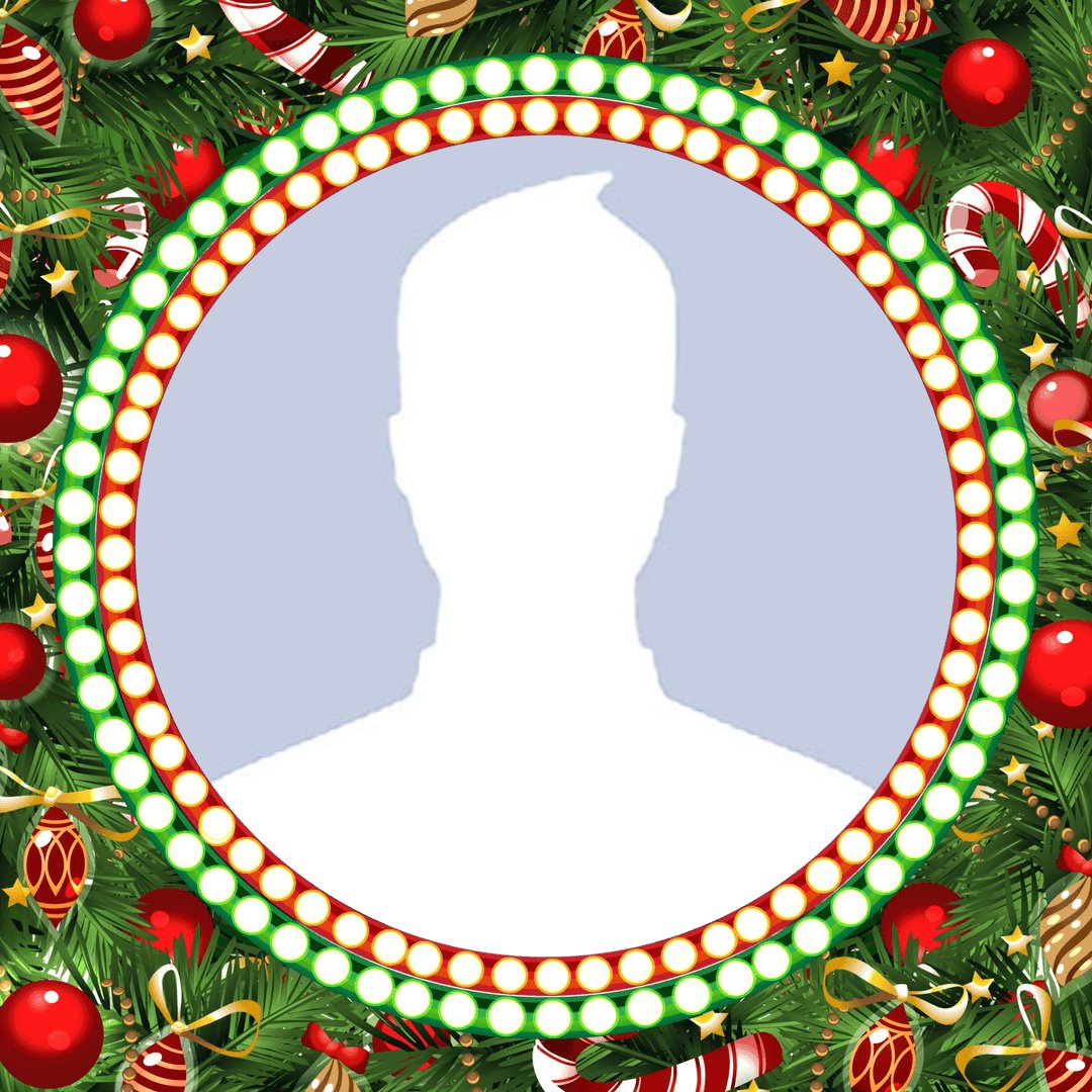 Happy Holidays & Christmas Profile Picture Frame - Youshouldlisten.com
