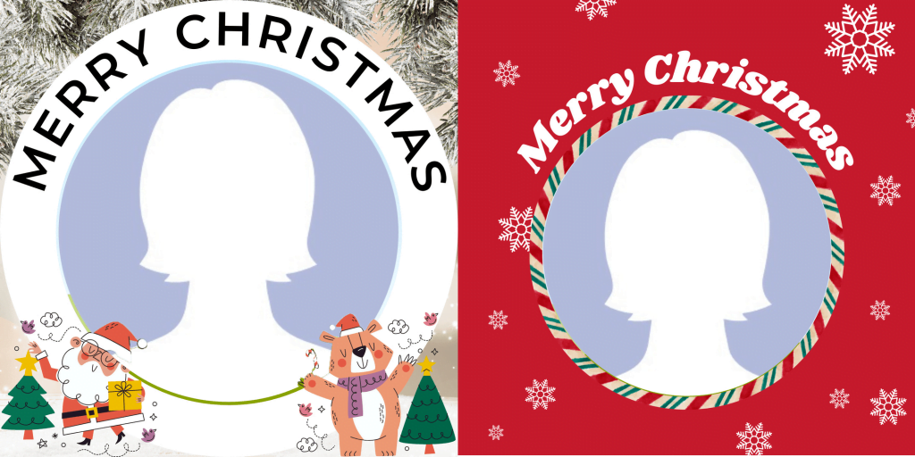 Happy Holidays & Christmas Profile Picture Frame - Youshouldlisten.com